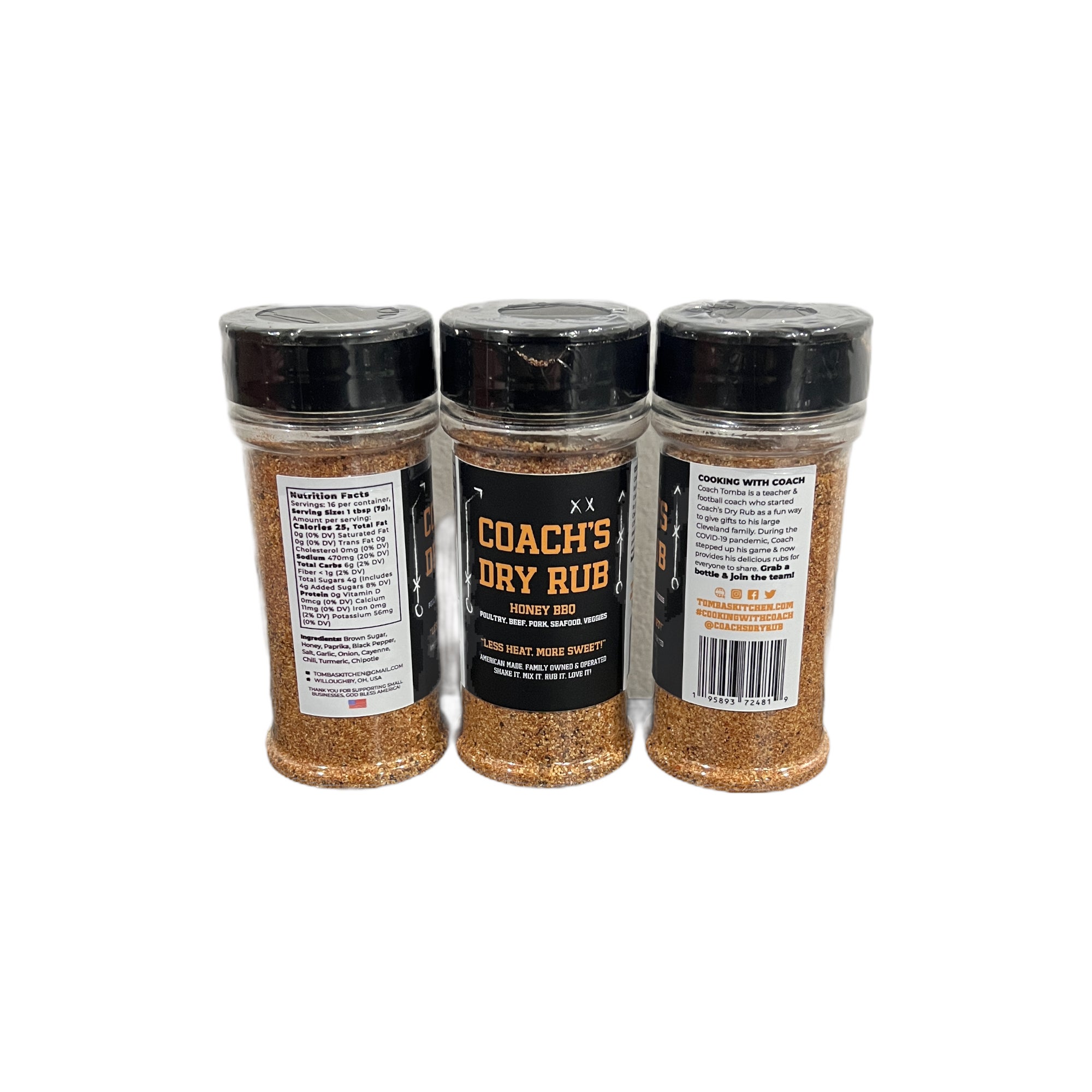Coach's Honey BBQ | Coach's Dry Rub